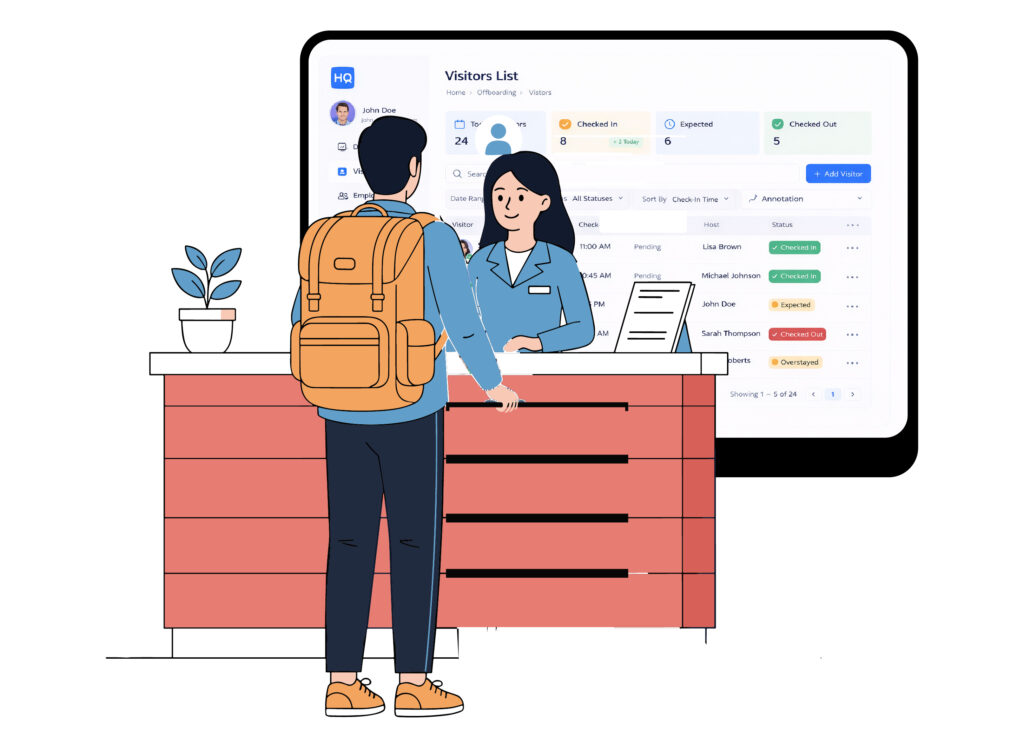 Best Visitor Management Software | Spine HR Suite
